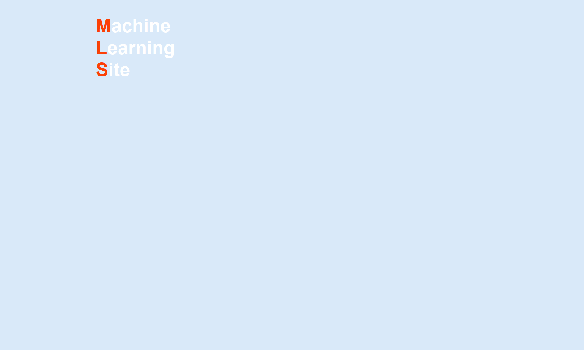 Untitled - Machine Learning Site